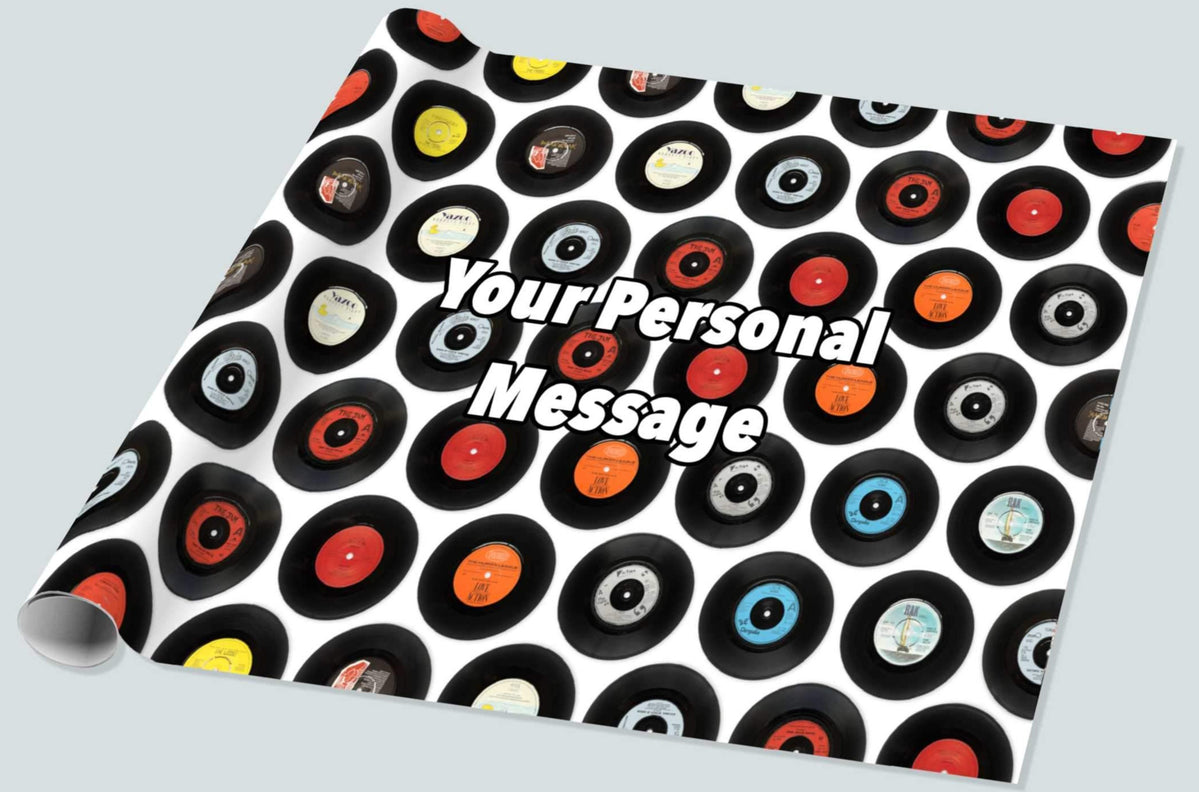 Vinyl Records Wrapping Paper | Music Themed Gift Wrap. — Jumping Toads