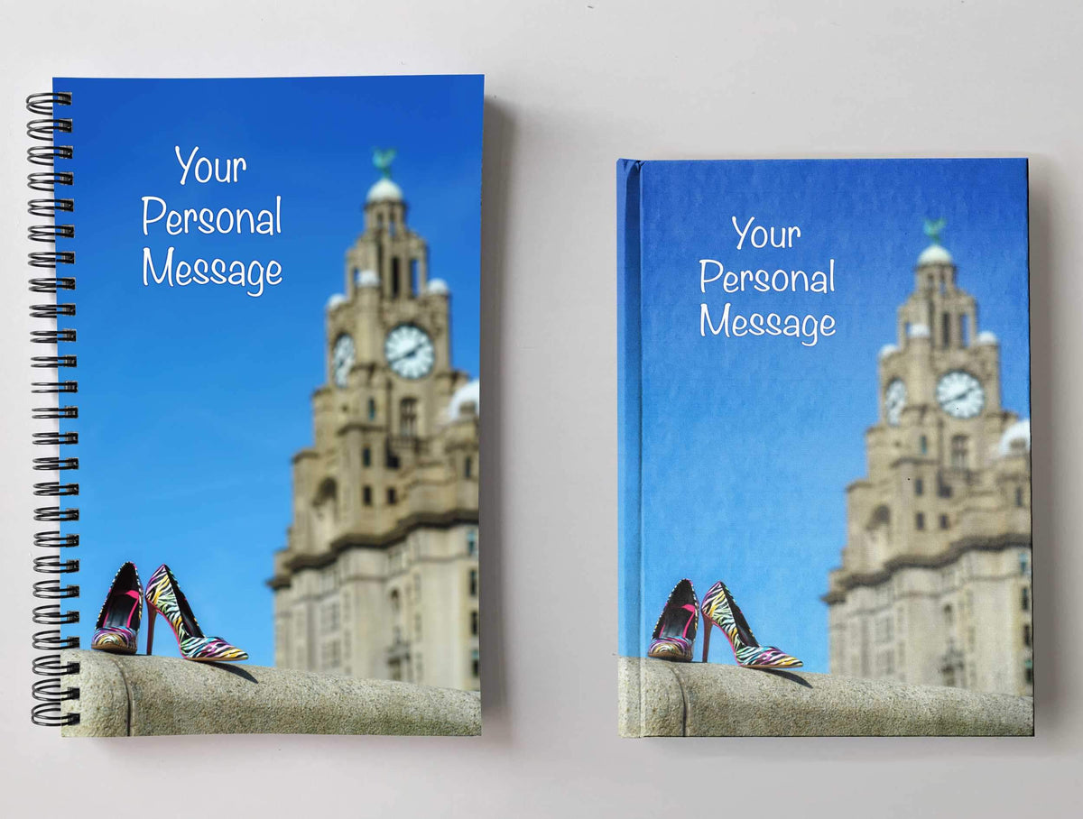 Personalised Liverpool Liver Building Notebook and Journal — Jumping Toads